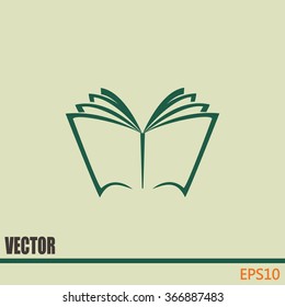 Vector Illustration Eco Book Icon Stock Vector (Royalty Free) 255450349 ...