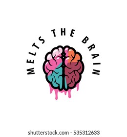 Vector Brain Logo: vector de stock (libre de regalías) 535312831