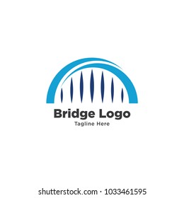 Vector Bridge Connection Logo Business Stock Vector (Royalty Free ...