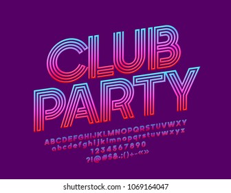 43,538 Clubbing font Images, Stock Photos & Vectors | Shutterstock