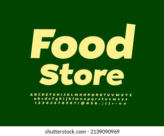 2,789 Supermarket font Images, Stock Photos & Vectors | Shutterstock