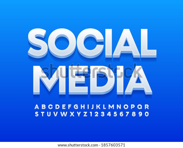 Vector Bright Logo Social Media Modern 库存矢量图（免版税）1857603571 | Shutterstock
