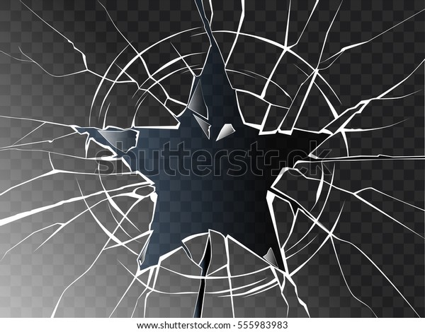 Vector Broken Glass Shattered Form Star 库存矢量图（免版税）555983983