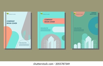 Vector Building Book Cover Design Template Stock Vector (Royalty Free ...