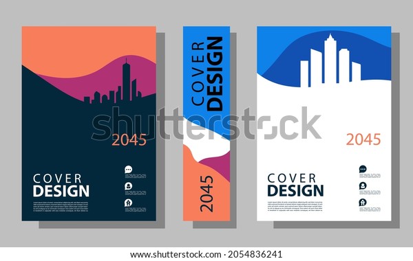 Vector Building Book Cover Design Template Stock Vector (Royalty Free ...