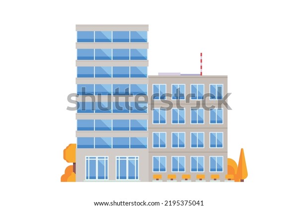 Vector Building Office Buildings City Illustration Stock Vector ...