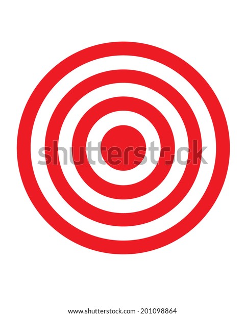 Vector Bullseye Graphic Stock Vector (Royalty Free) 201098864 ...
