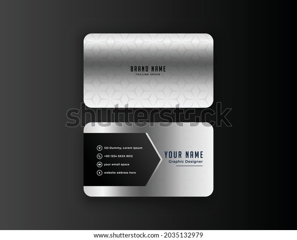 6,693 Silver Visiting Card Images, Stock Photos & Vectors | Shutterstock