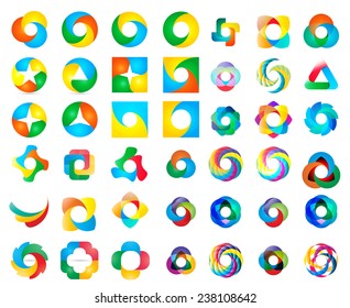 Vector Business Circle Logo Design Template Stock Vector (Royalty Free ...