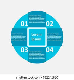 Step Circle Strategy Infographic Business Diagram Stock Illustration ...