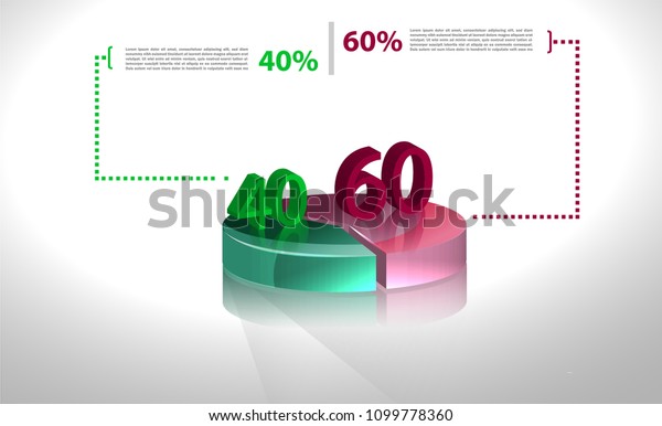 Vector Business Template Cycle Percentage Flow Stock Vector (Royalty ...