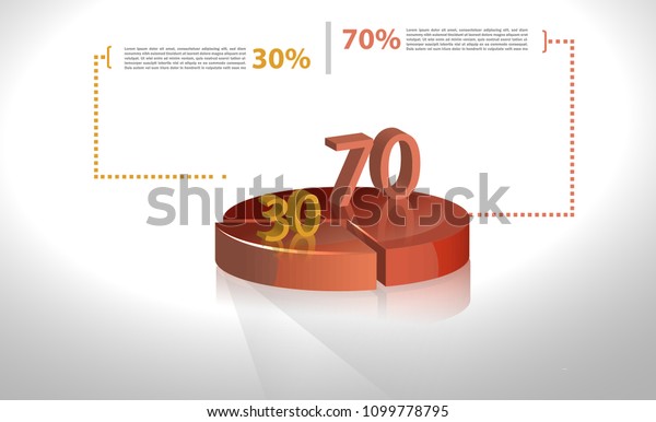 Vector Business Template Cycle Percentage Flow Stock Vector (Royalty ...