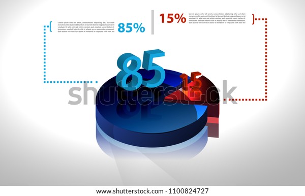 Vector Business Template Cycle Percentage Flow Stock Vector (Royalty ...