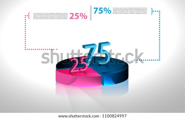 Vector Business Template Cycle Percentage Flow Stock Vector (Royalty ...