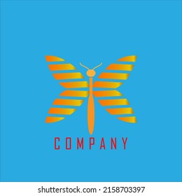 Vector Butterflies Logos Emblems Stickers Paper Stock Vector (Royalty ...