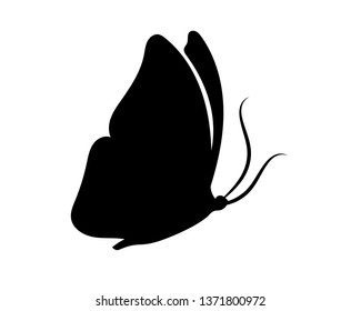 Butterfly Winged Insect Side View Flat 스톡 벡터(로열티 프리) 504489280 ...
