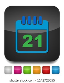 Vector Calendar Day Icon Day Symbol Stock Vector (Royalty Free ...