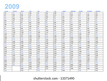 3,166 2009 Calendar Images, Stock Photos & Vectors | Shutterstock