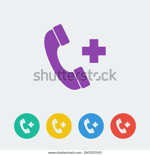 Vector Call Icon File Format Eps Stock Vector (Royalty Free) 260183345 ...