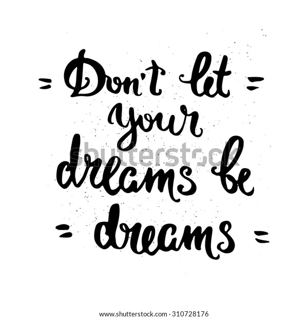 Vector Calligraphy Hand Drawn Lettering Poster Stock Vector (Royalty ...
