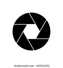 Vector Camera Aperture Icon Photography Logo: เวกเตอร์สต็อก (ปลอดค่า ...