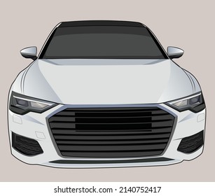 Vector Car Illustration Editable Any Size Stock Vector (Royalty Free ...