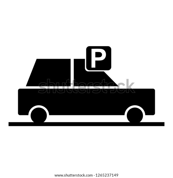 Vector Car Parking Icon Carpark Vector: เวกเตอร์สต็อก (ปลอดค่าลิขสิทธิ์) 1265237149 | Shutterstock