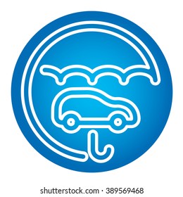Vector Car Protection Icon Stock Vector (Royalty Free) 389569468 ...
