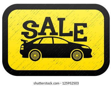 Vector Car Sale Stock Vector (Royalty Free) 125952503 | Shutterstock