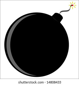 Vector Cartoon Bomb Cannon Ball Stock Vector (Royalty Free) 14808433 ...