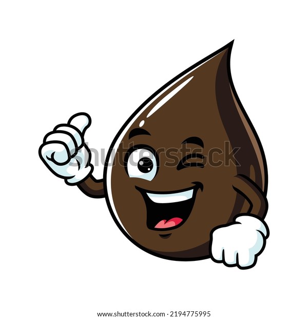Vector Cartoon Character Mascot Petroleum Oil Stock Vector (Royalty ...