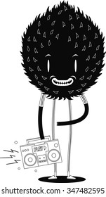 Vector Cartoon Character Tape Recorder Stock Vector (Royalty Free ...