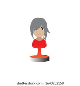 Vector Cartoon Characters Design Illustration: vector de stock (libre ...