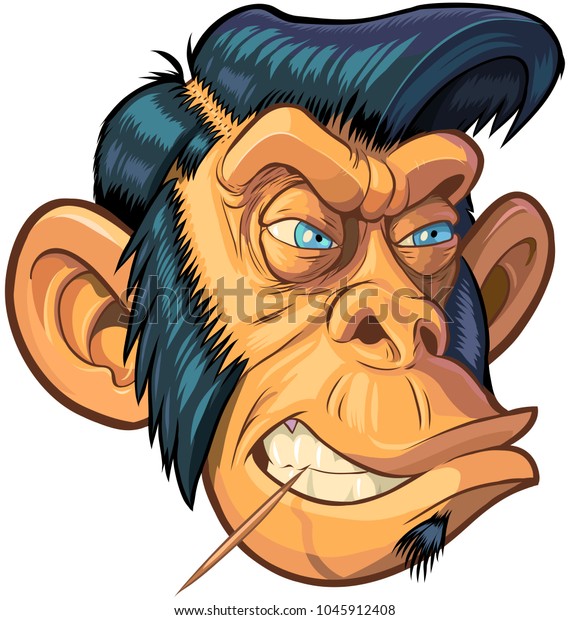 Vector Cartoon Clip Art Illustration Tough 스톡 벡터(로열티 프리) 1045912408 ...