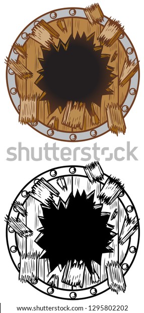 Vector Cartoon Clip Art Illustration Hole: เวกเตอร์สต็อก (ปลอดค่า ...