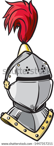 Vector Cartoon Clip Art Illustration Knights Stock Vector (Royalty Free ...