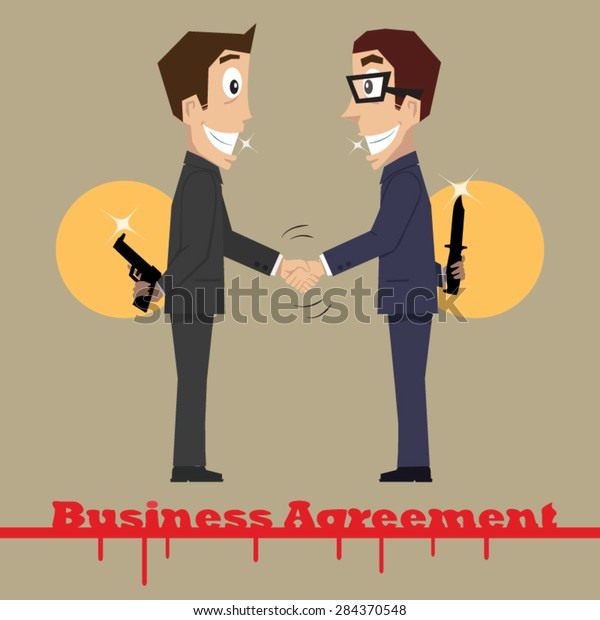 Vector Cartoon Fake Shake Hand Wearing เวกเตอร์สต็อก (ปลอดค่าลิขสิทธิ์ ...