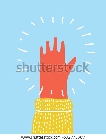 Raise Your Hand Clipart | Free download on ClipArtMag
