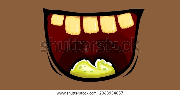 Vector Cartoon Funny Zombie Monster Laughing Stock Vector (Royalty Free ...