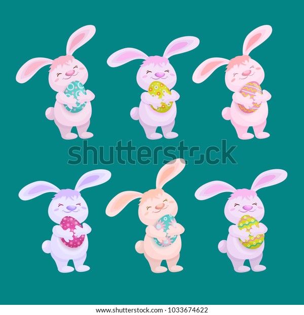 Vector Cartoon Hand Drawn Stylized Hare Stock Vector (Royalty Free ...