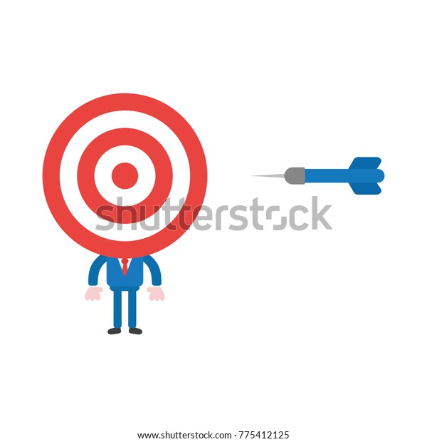 Vector Cartoon Illustration Concept Red White Stock Vector (Royalty ...