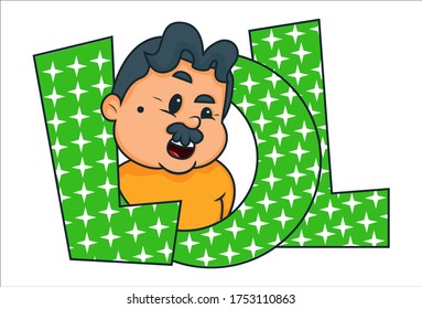 597 Illustration laughing fat man Images, Stock Photos & Vectors ...