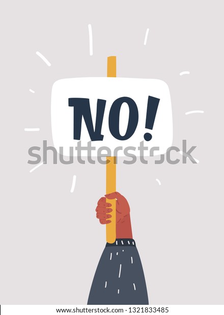 Vector Cartoon Illustration Human Hand Holding Stock Vector (Royalty ...