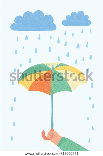 Vector Cartoon Illustration Human Hands Holding Stock Vector (Royalty ...