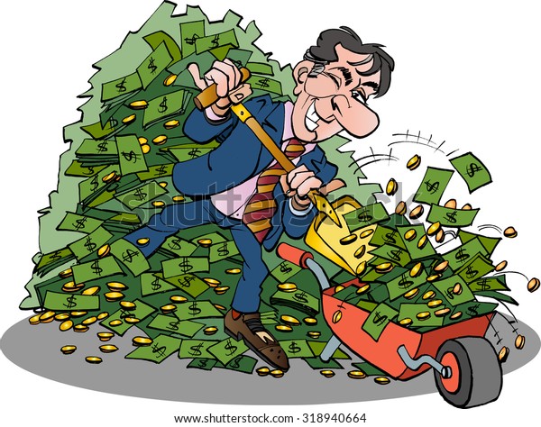 Vector Cartoon Illustration Manager Very Easy Stock Vector (Royalty ...