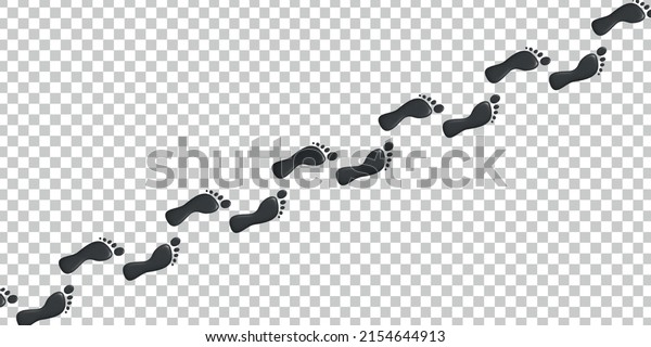 Vector Cartoon Isolated Human Footprint Template 库存矢量图（免版税）2154644913 ...
