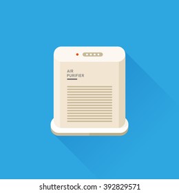 Vector Cartoon Modern Air Purifier Electric Stock Vector (Royalty Free ...