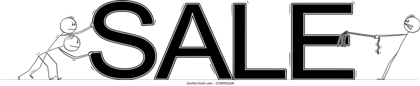 Vector Cartoon Stick Figure Drawing Conceptual Stock Vector (Royalty ...