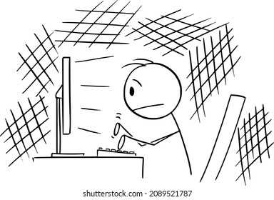 783 Stick figure typing Images, Stock Photos & Vectors | Shutterstock