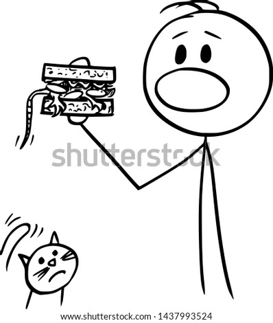 Cat Stick Figure Drawing | Free download on ClipArtMag